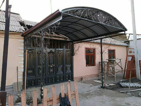 Reshotka kazirok naves balkonga gisht teramiz