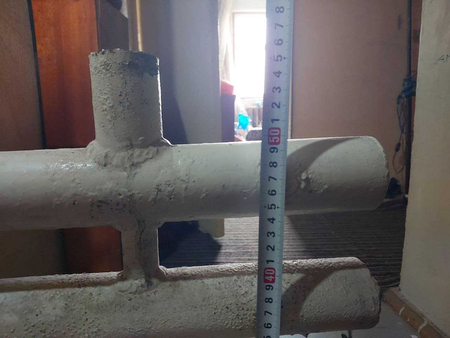 Батарея Регистр 50 труба, 4 секции