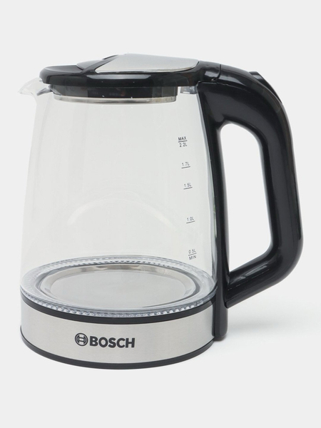 BOSCH Электрический чайник, стеклянный Тефаль, с подсветкой 2.2 л