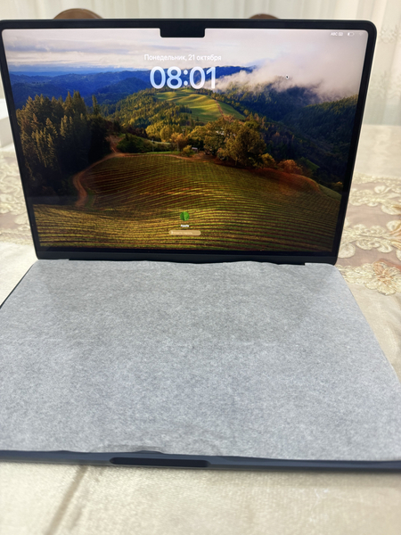 Macbook air 13-inch 8/256gb m3 blue идеал холат
