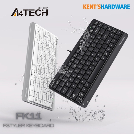 Мембраная Проводная Клавиатура A4tech FK11  (Русская раскладка)