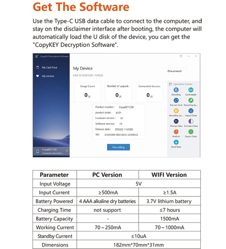Дубликатор смарт-карт, Smart card replicator, Copykey X-5