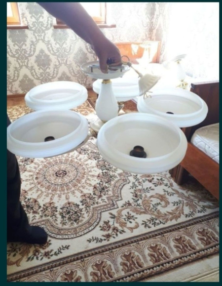 Продаётся 5 рожковые люстры