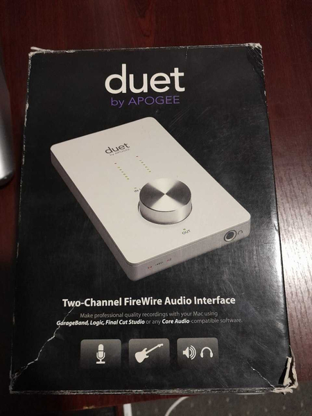 Apogee Duet — профессиональный двухканальный звуковой  карта