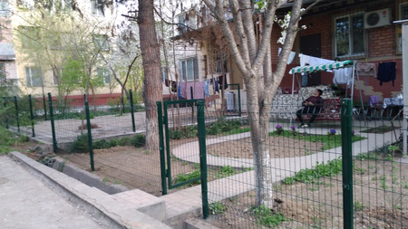 Установка еврозабор