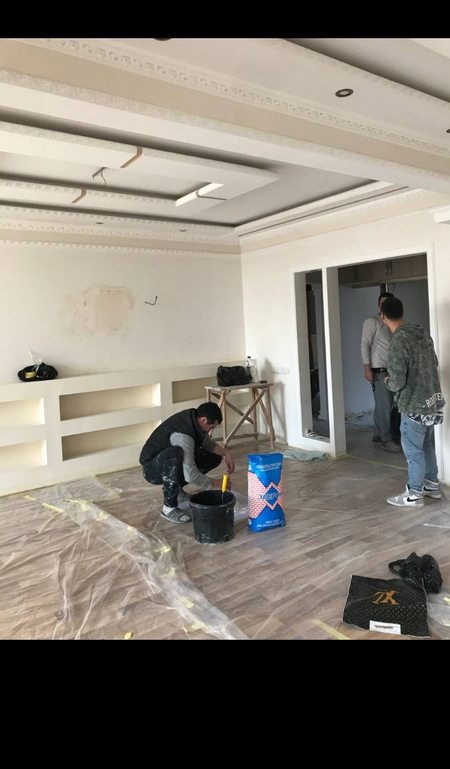 Евро ремонт абои гипсокартон шпаклёвка