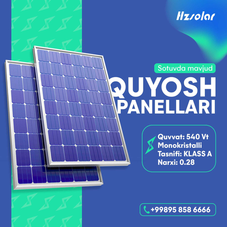 Quyosh panellari | Quyosh panel
