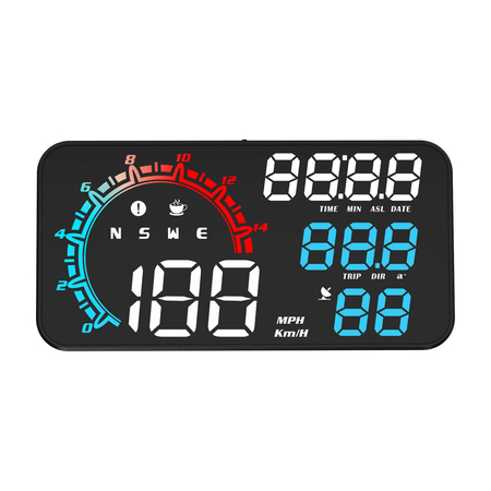 Спидометр, проекция на лобовое стекло, HUD, OBD2, цифровой дисплей