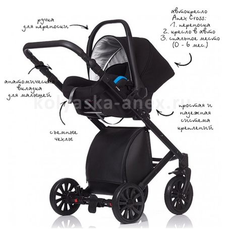 Продам коляску anex crooss