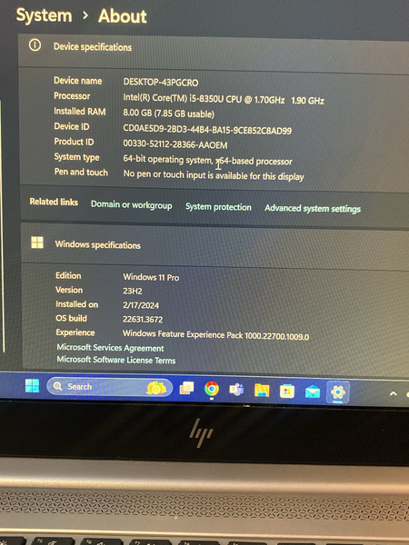 Ноутбук HP 840G5 8/256