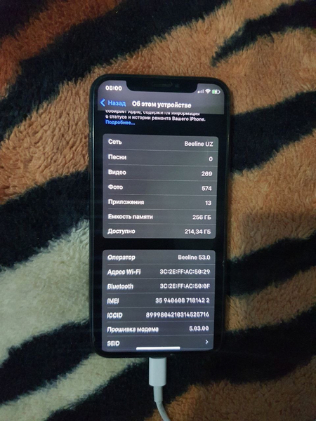 Iphone x 256 tali ll/a