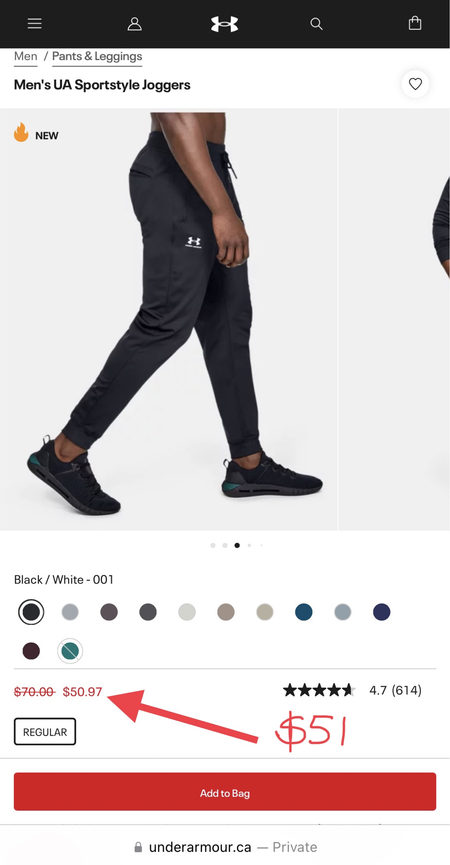 Under Armour. Sportstyle. Джоггеры из США. Оригинал. Размер 40 х 32