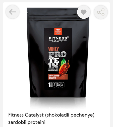 Protein  Fitness catalyts Halol