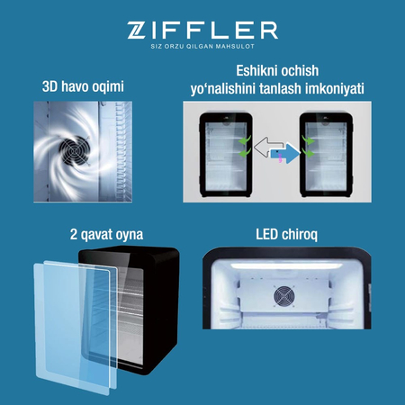 Холодильник ZIFFLER Xolodilnik