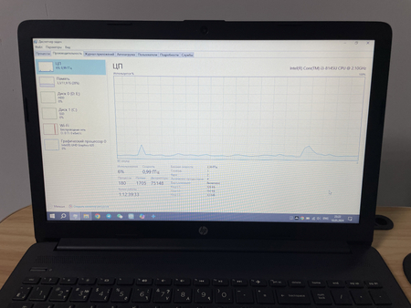 HP laptop i3, RAM 12gb, Lexar 128 gb M.2 ssd, 1 tb Toshiba hdd