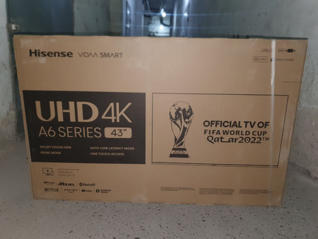 Hisense Телевизор 43A63 4K UHD SMART VIDAA NEW