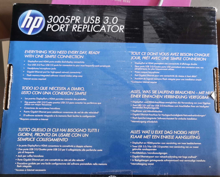 Репликатор портов HP 3005PR USB 3.0, оригинал док-станция