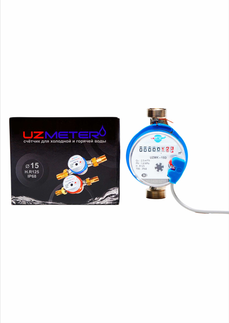 Dn15 импульсный счетчик холодной воды UZMETER с модемом