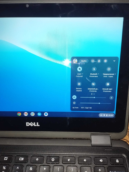 Chromebook сенсорный экран dell ноутбук планшет нетбук planshet