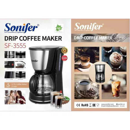 Капельная кофеварка SONIFER SF-3555.