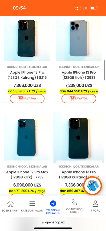 Iphone 13 pro pr