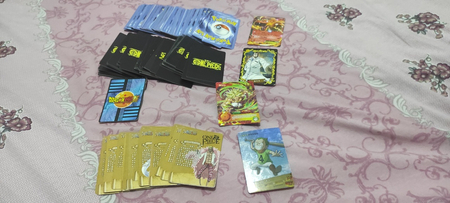 Карточки One-piece, Pokémon, Dragonball