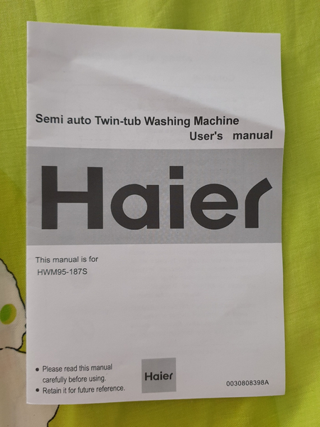 Стриальная машинка полуавтомат Haier
