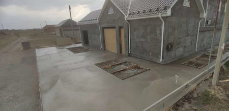 Стяжка пола и авто стоянки за 1 день !!! Betonlik styajka qilamiz