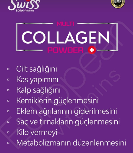 Bork Shveytsariya Tabiiy Bork Multi Kollagen kukuni 330 gr Multivitami