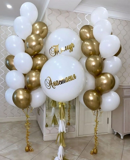 Uchar shar vazdushniy gelviy hrom shar