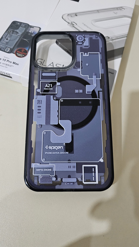 Чехол SPIGEN для iPhone 15 Pro Max + стекло