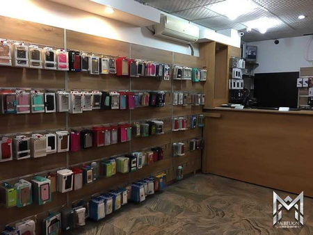 Aksesuar magazinlar uchun Prilavka, stelaj, vitrinalar zakazga