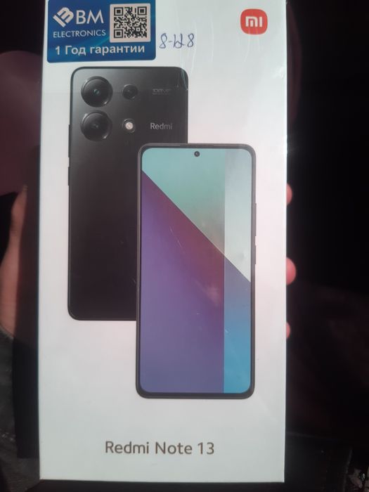 Redmi note 13 новый еле ашылмаган