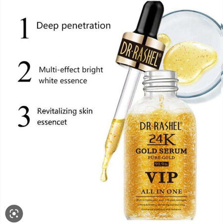Gold Serum yuz uchun ajoyim mahsulot