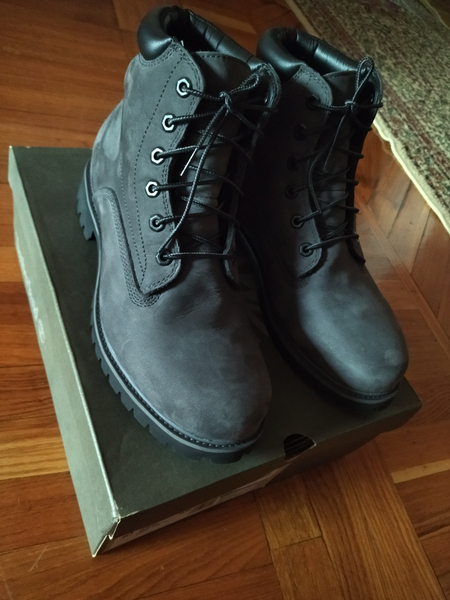 Мужские ботинки из натурального нубука TIMBERLAND привозные оригинал