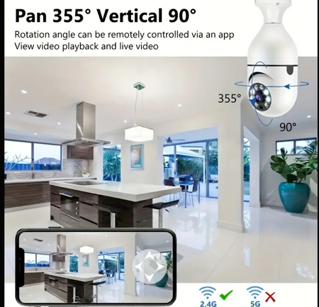 Aqilli lampochka kamerasi wifi