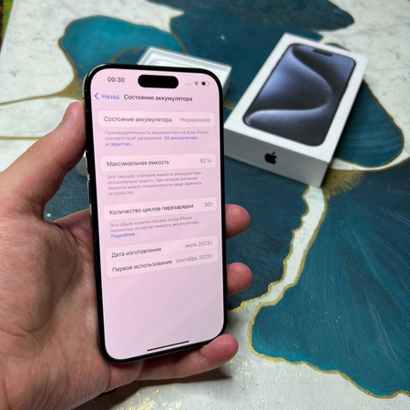 iPhone 15 Pro 128gb 92% radnoy