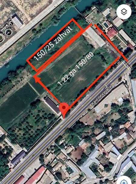 Qibrayda 1.5ga 1 liniya