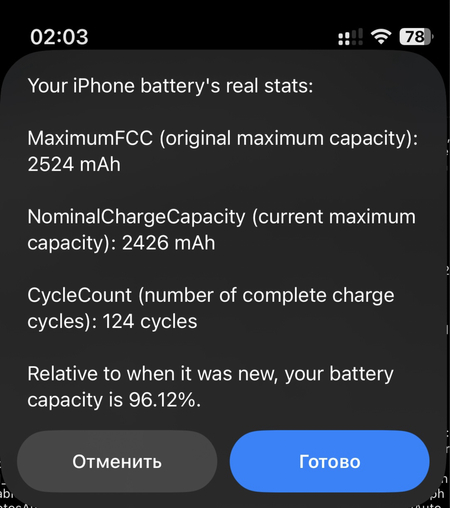 Iphone 13 mini 128GB Midght Night