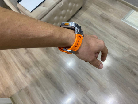 * мощный брутальный ремешок на Aplle Watch Ultra комбинированный
