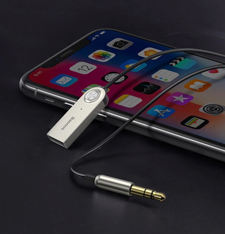 Bluetooth Трансмиттер Baseus BA01 USB to AUX Bluetooth Адаптер + доста