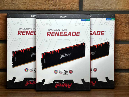 Элитный DDR4 Kingston FURY Renegade RGB  16GB (2x8GB) 4000MHz