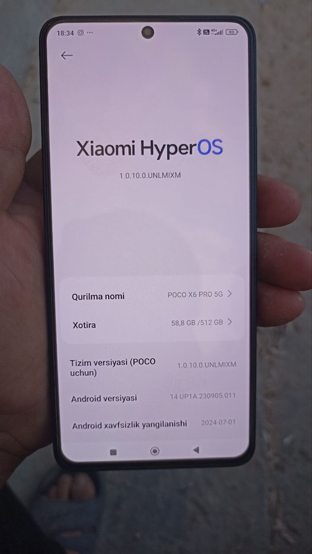 Poco x6pro 5g obmen ham bor s 22 ultraga