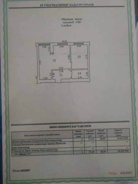 Продается квартира улица сайрам
