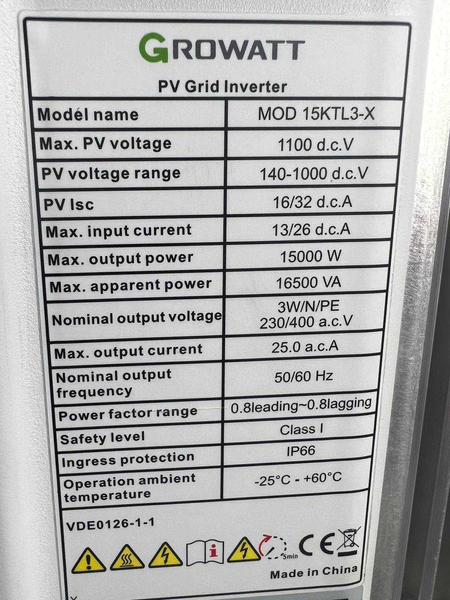 GROWATT inverterlarI.