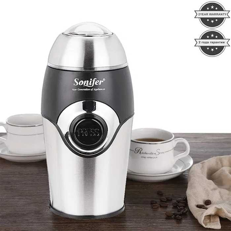 бесплатная доставка. Электрическая мини кофемолка Sonifer SF-3507