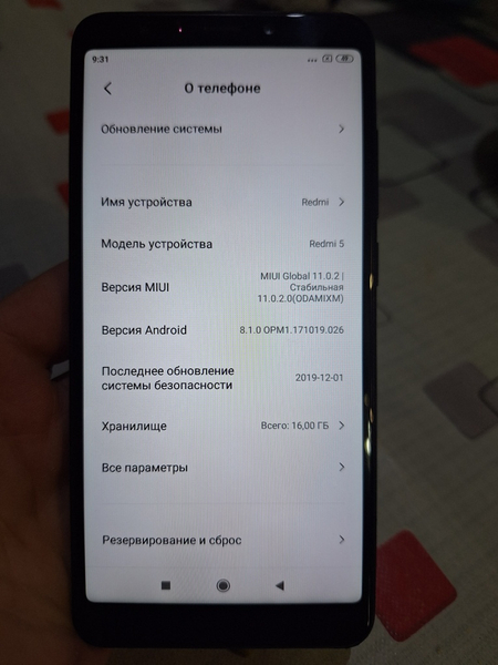 Redmi 5 2/16GB  dostavkaga isduu