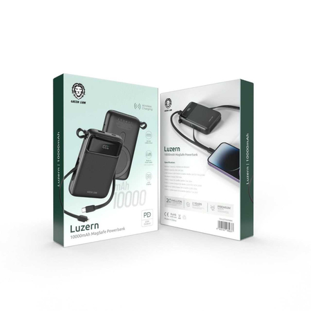+ДОСТАВКА! Беспроводной PowerBank GreenLion Luzern MagSafe20W 10000mAh