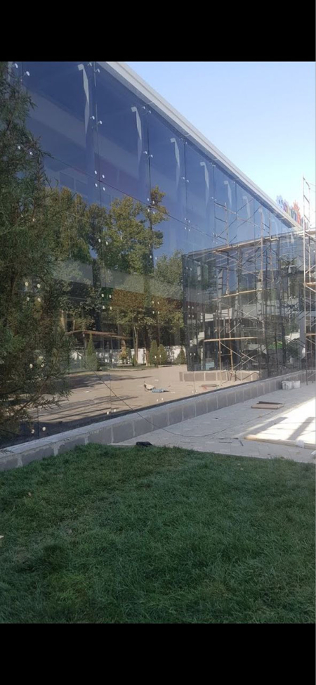 Услуги фасадного остекления