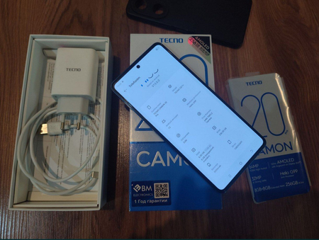 Tecno Comon 20 Pro 8+8/256Gb full komplekt